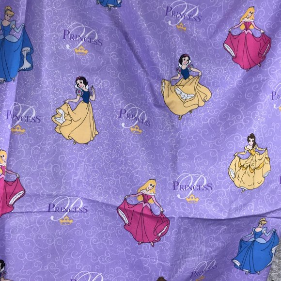 Disney | Office | Rare Disney Princesses Dancing Allover Fabric | Poshmark